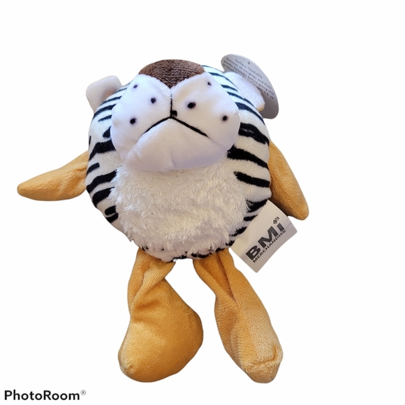 BMI | Toys | Nwt Bmi Plush Pals White Tiger Zebra 7 | Poshmark